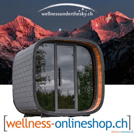 Round Cube Mini Sauna Gartensauna – Wellness Online-Shop